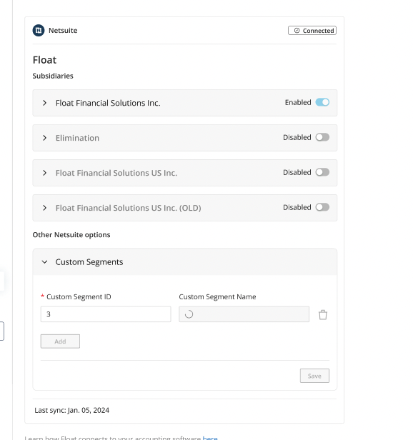 Présentation de l'intégration NetSuite – Centre d'aide Float