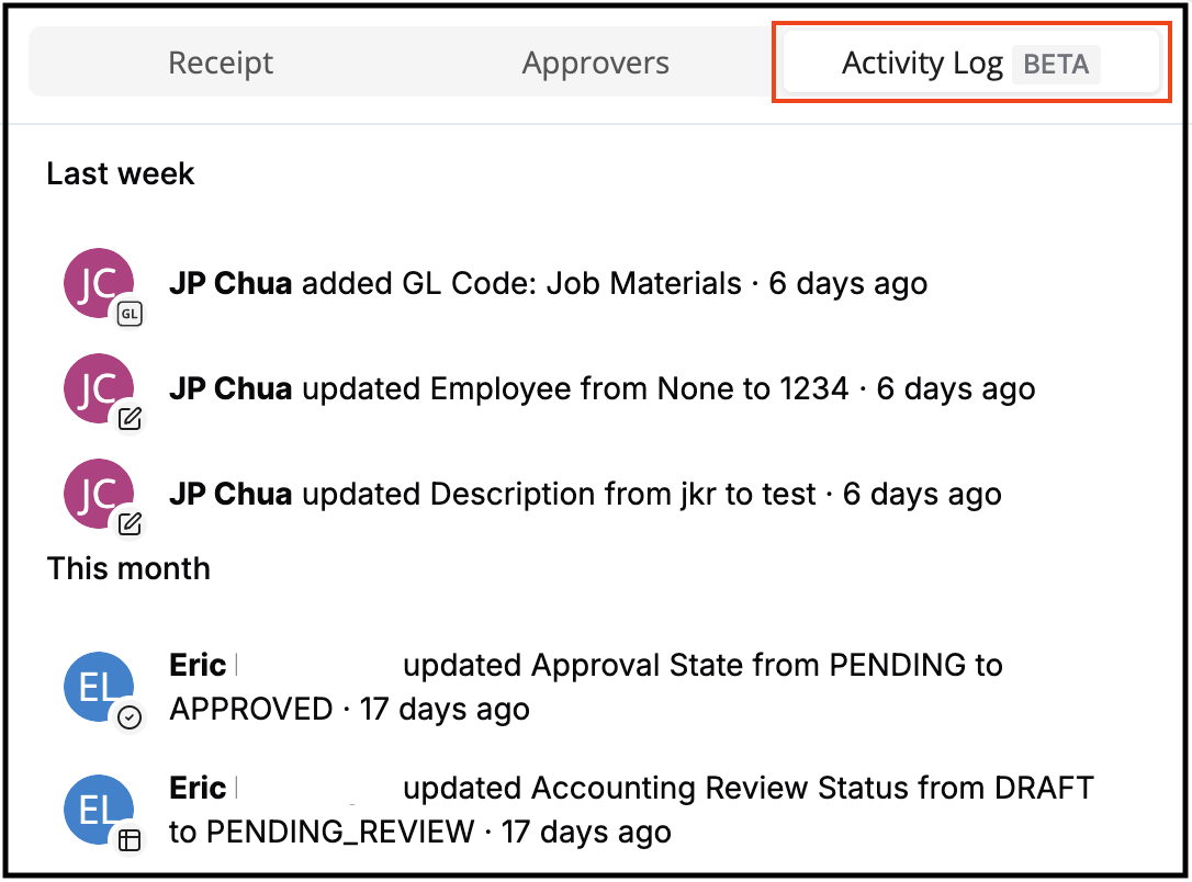 Activity Logs for Reimbursements – Float Help Centre