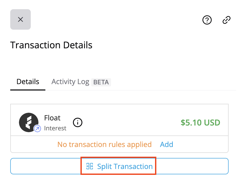 How to Enable Transaction Splits and How to Split a Transaction? – Float Help Centre