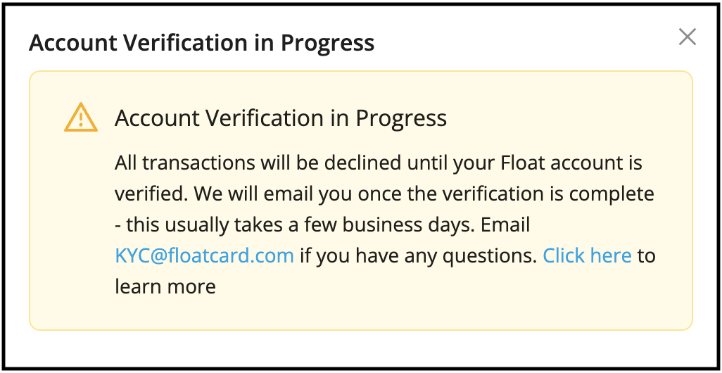 Viewing Your Card Details – Float Help Centre